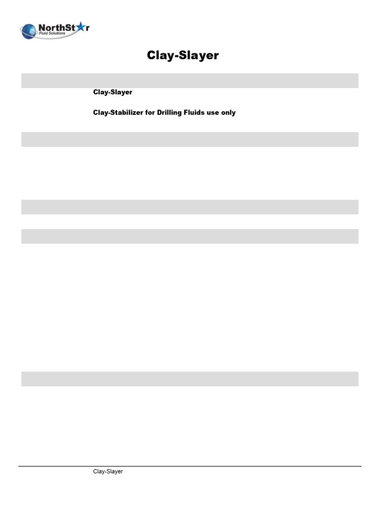 Clay-Slayer SDS | PDF | Personal Protective Equipment | Combustion