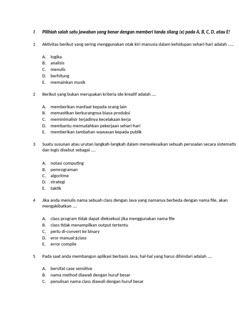 soal PAT simdig 24 | PDF