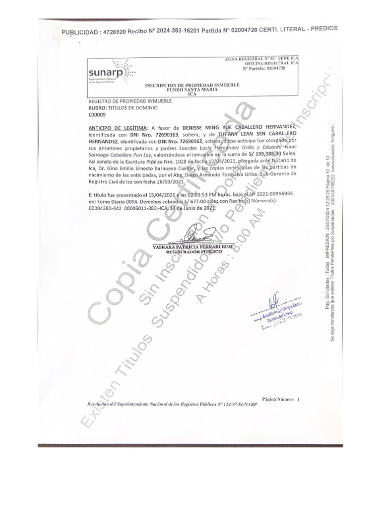 Título de Propiedad | PDF