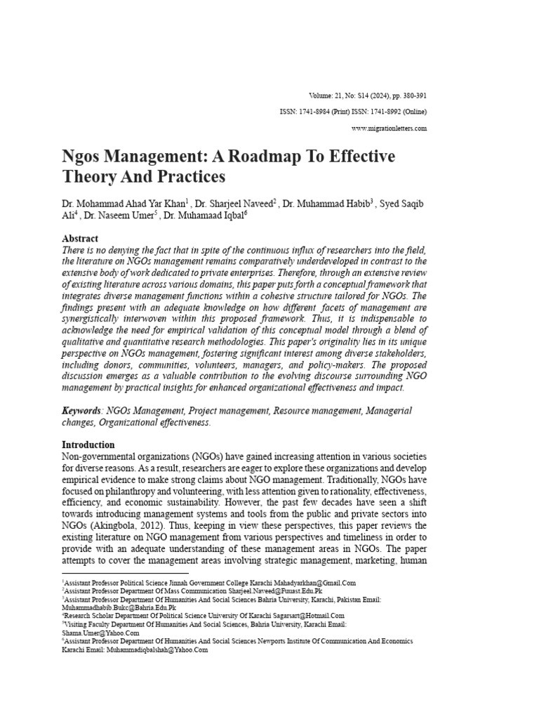 NGO Maproad | PDF | Non Governmental Organization | Marketing