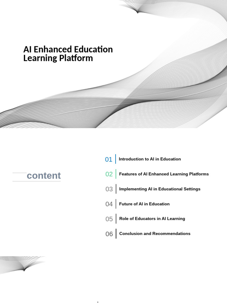 AI Enhanced Education Learning Platform | PDF | Artificial Intelligence | Intelligence (AI ...