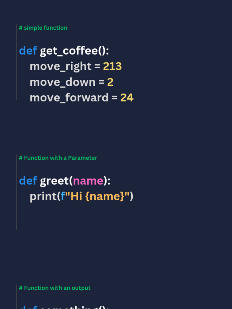 Python Functions: Examples & Usage | PDF