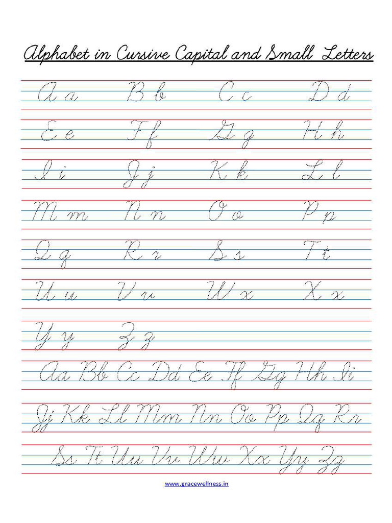 Cursive Letter | PDF