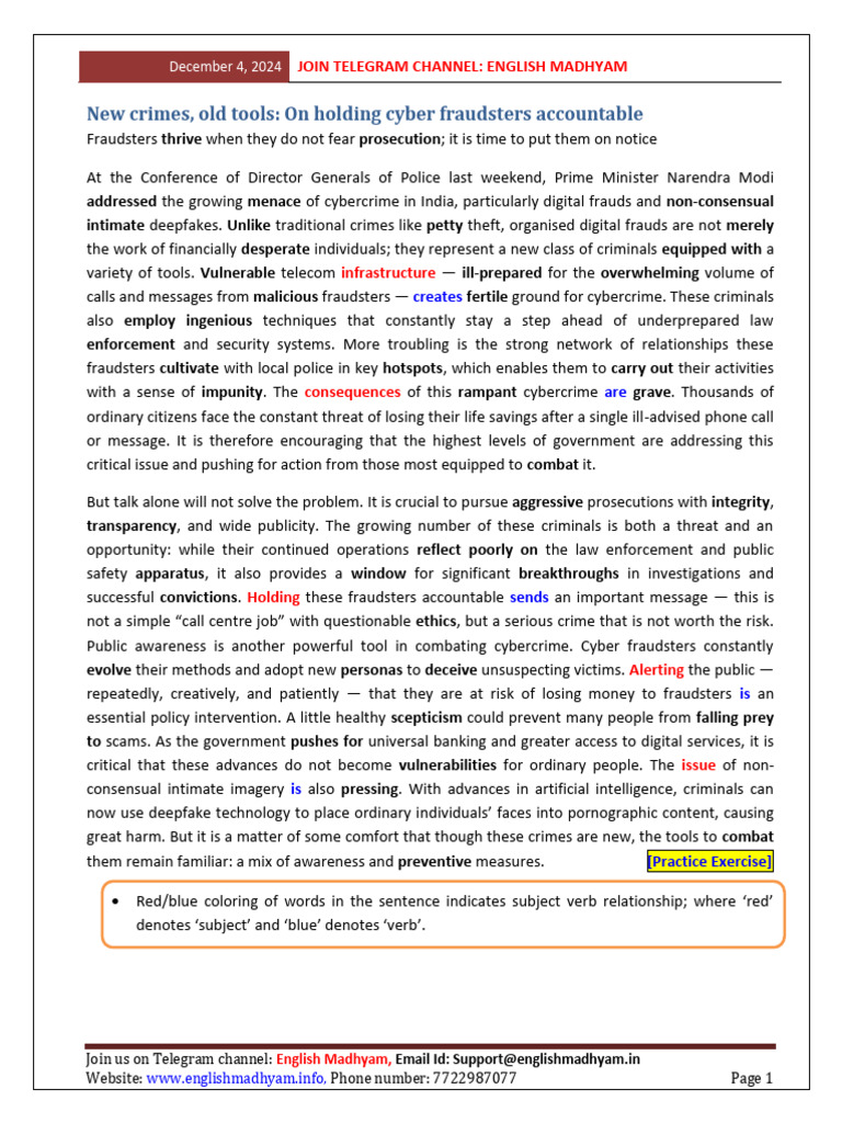 New Crimes, Old Tools | PDF | Cybercrime | Subject (Grammar)