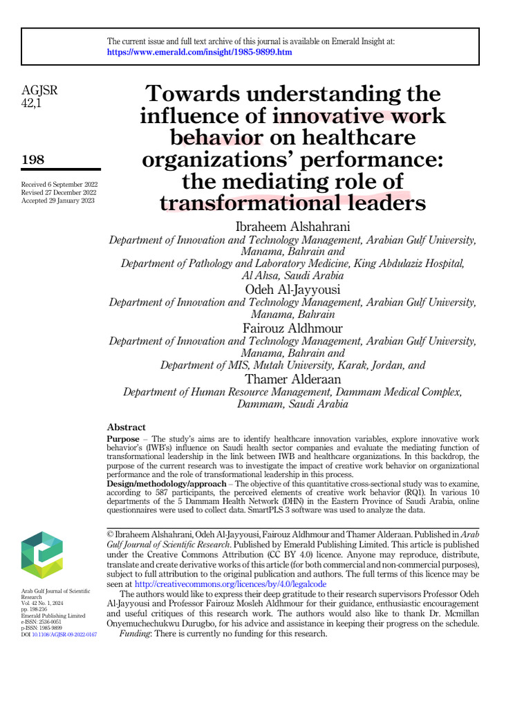 10 1108 - Agjsr 09 2022 0167 | PDF | Arabian Peninsula | Saudi Arabia