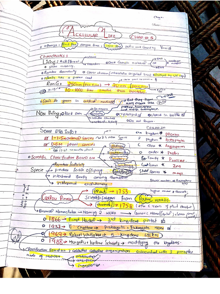 Acellular Life Mdcat | PDF