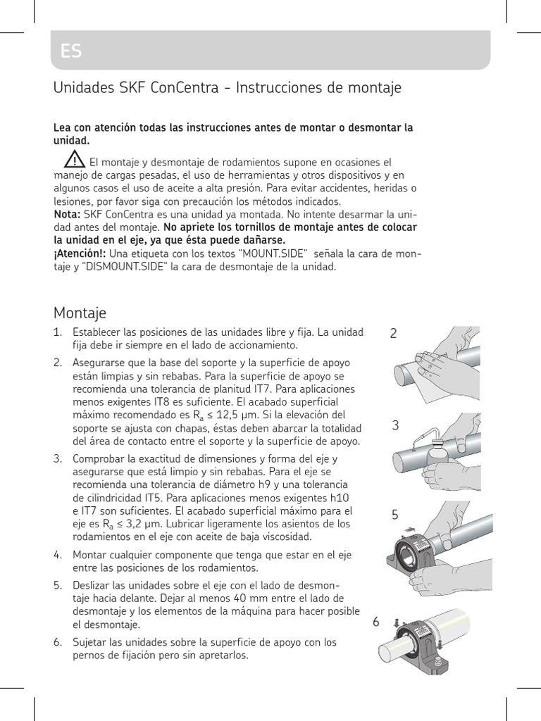 K671 ConCentra Roller BRG ES | PDF | Tornillo | Ingeniería mecánica