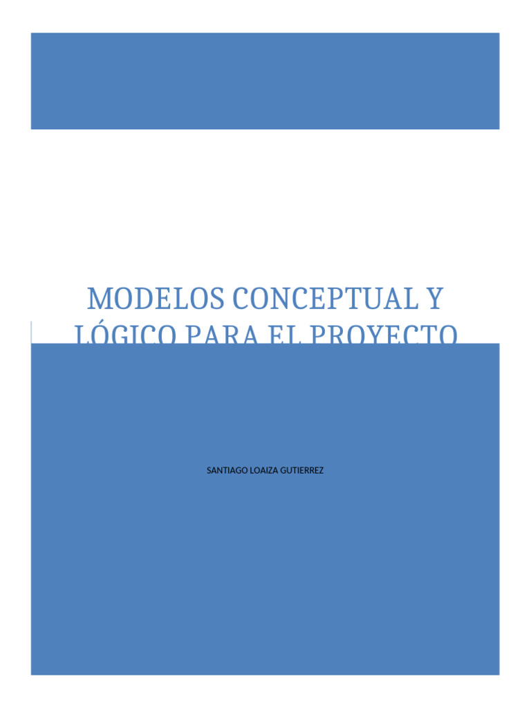 Modelos Conceptual y Lógico para El Proyecto Desarrollo de Software GA4-220501095-AA1-EV02 | PDF
