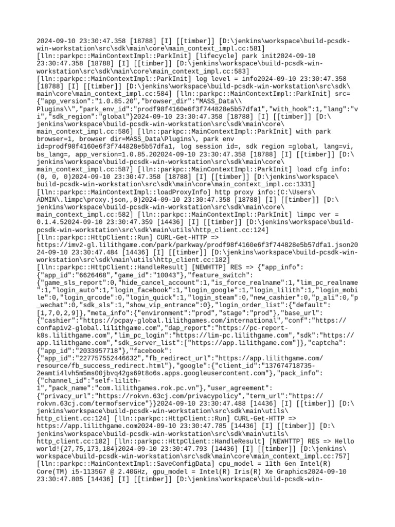 Log 240910 | PDF | Software | Computing