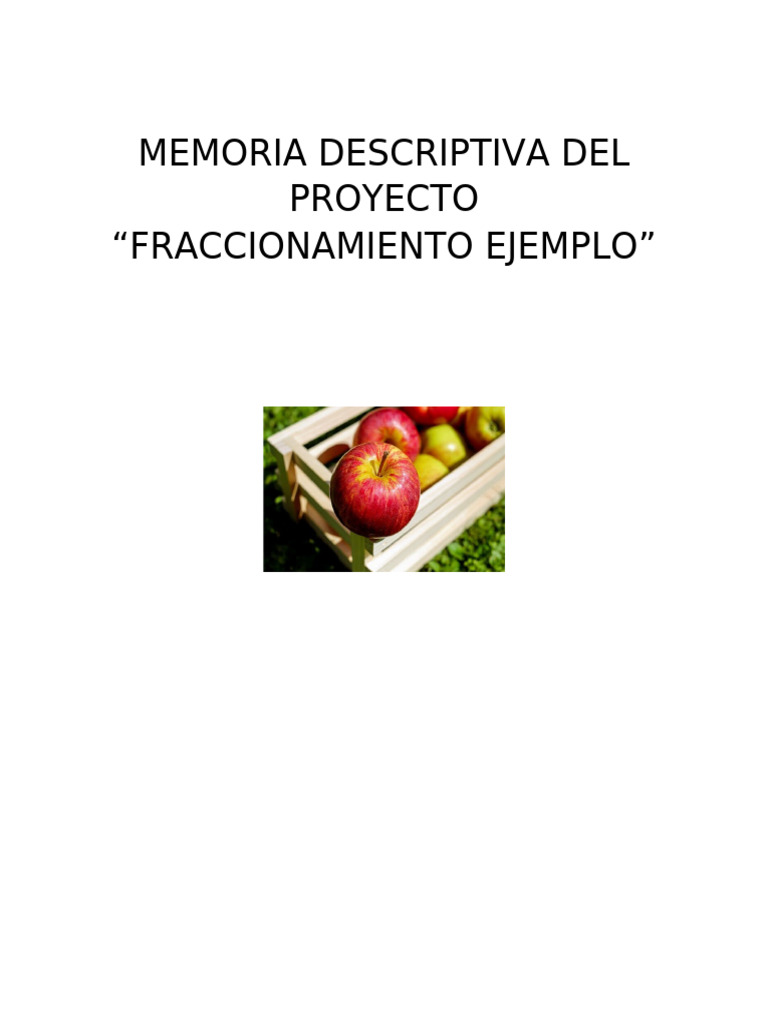 Memoria Descriptiva Fraccionamiento Ejemplo | PDF | Agua