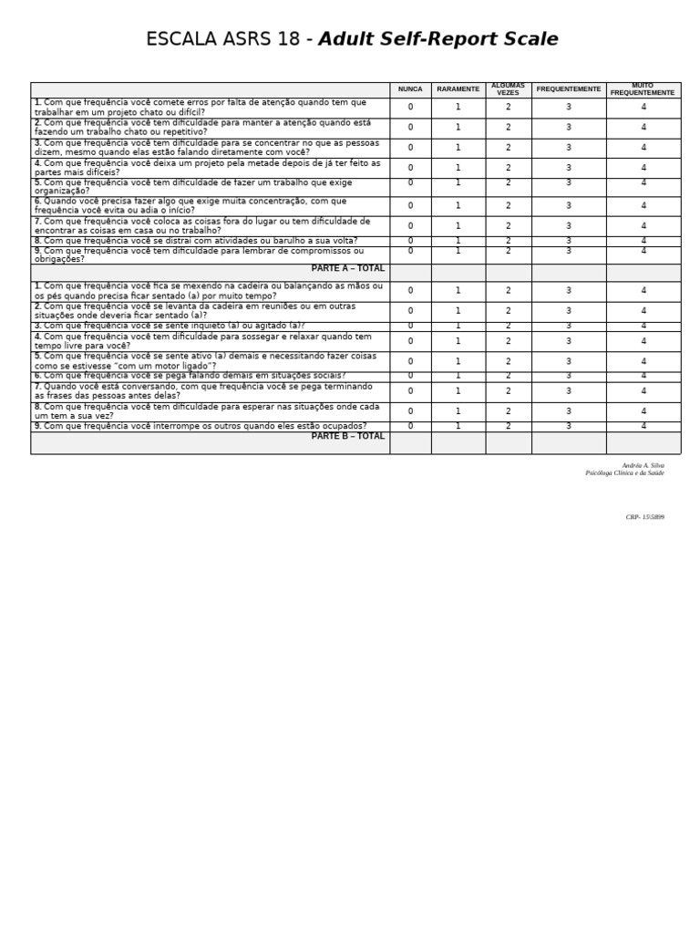 ASRS-18-CMB teste | PDF