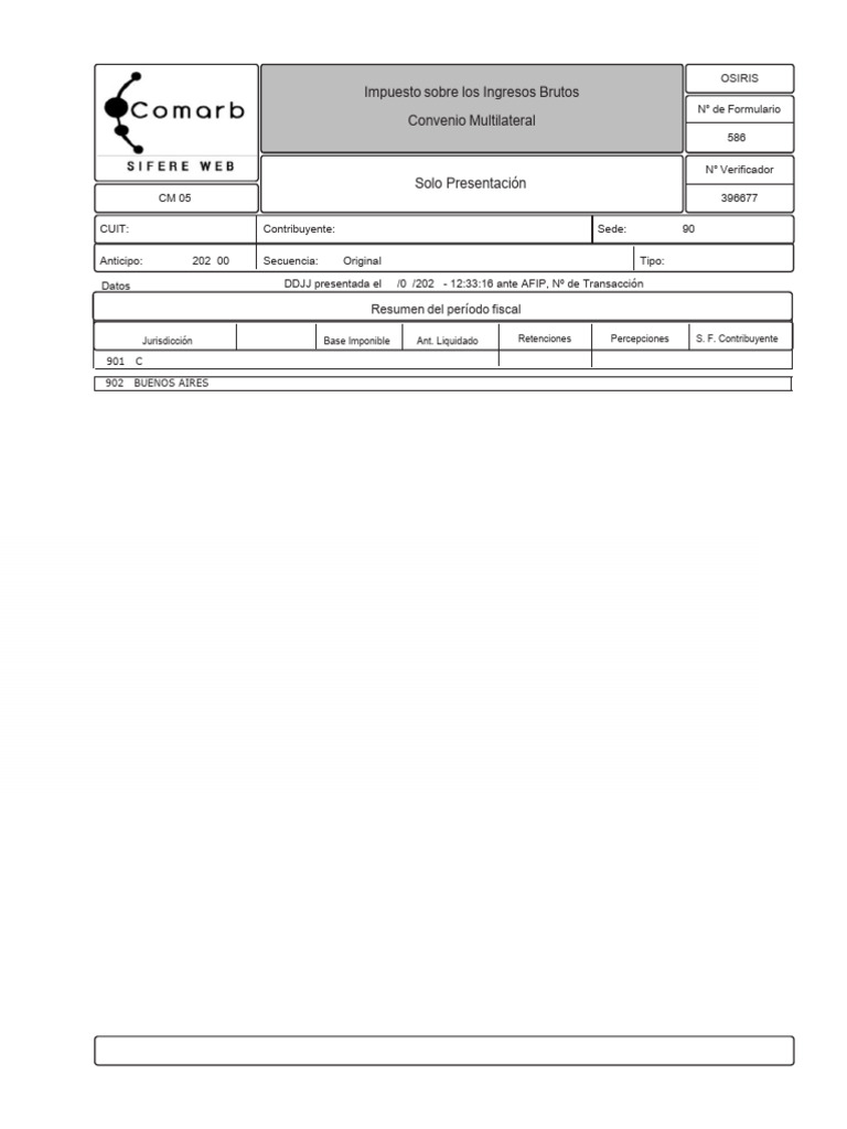 CM05 2023 | PDF | Impuestos | Pagos