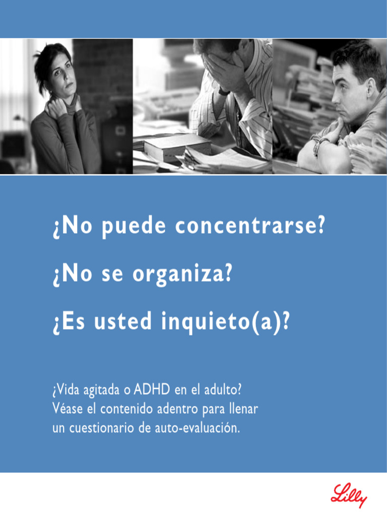 ADHD en El Adulto | PDF | Desorden hiperactivo y deficit de atencion ...