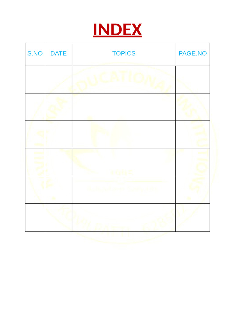 PG Assignment Front Page Template | PDF