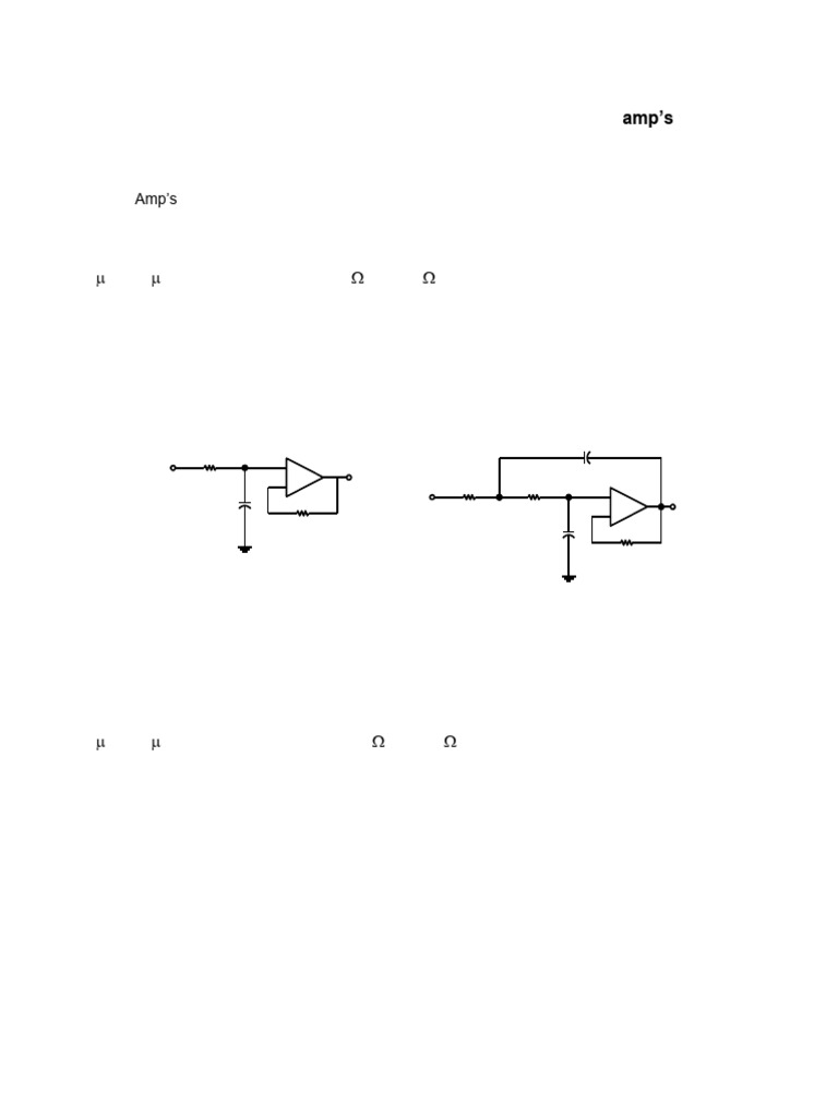 Práctica 6-FDT Orden 1 y 2 Con Op-Amp's | PDF