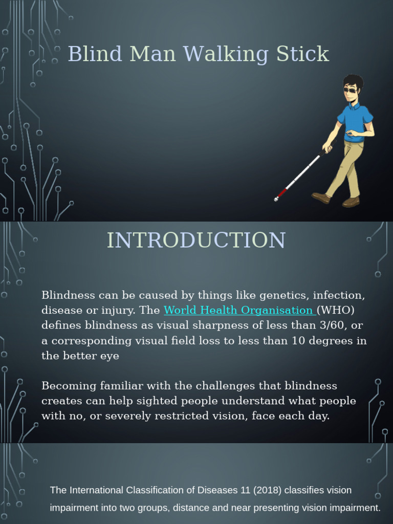 Smart Walking Stick for the Visually Impaired | PDF | Visual Impairment ...