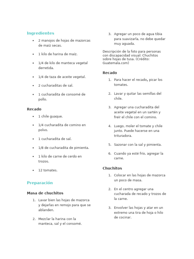 Ingredientes | PDF | Alimentos | Cocinando