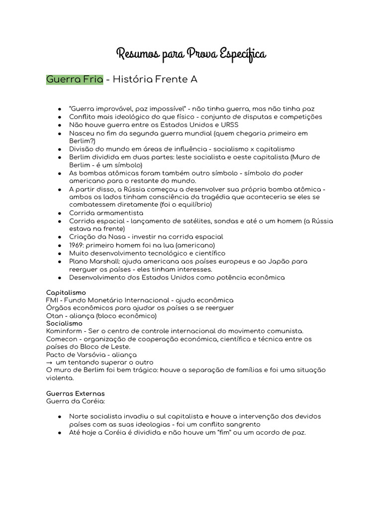 Sumary - História A e Filosofia | PDF | Science | Método científico