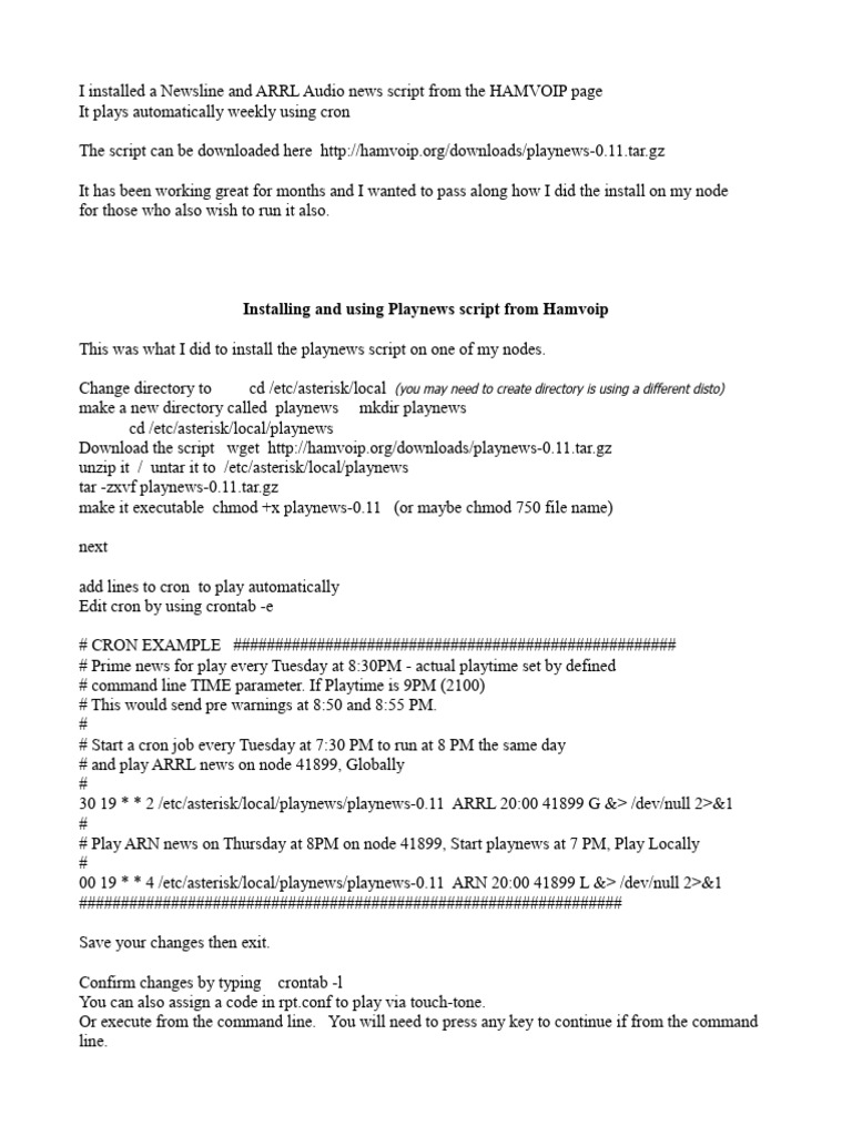 Playnews Script Information | PDF | Software | Computing