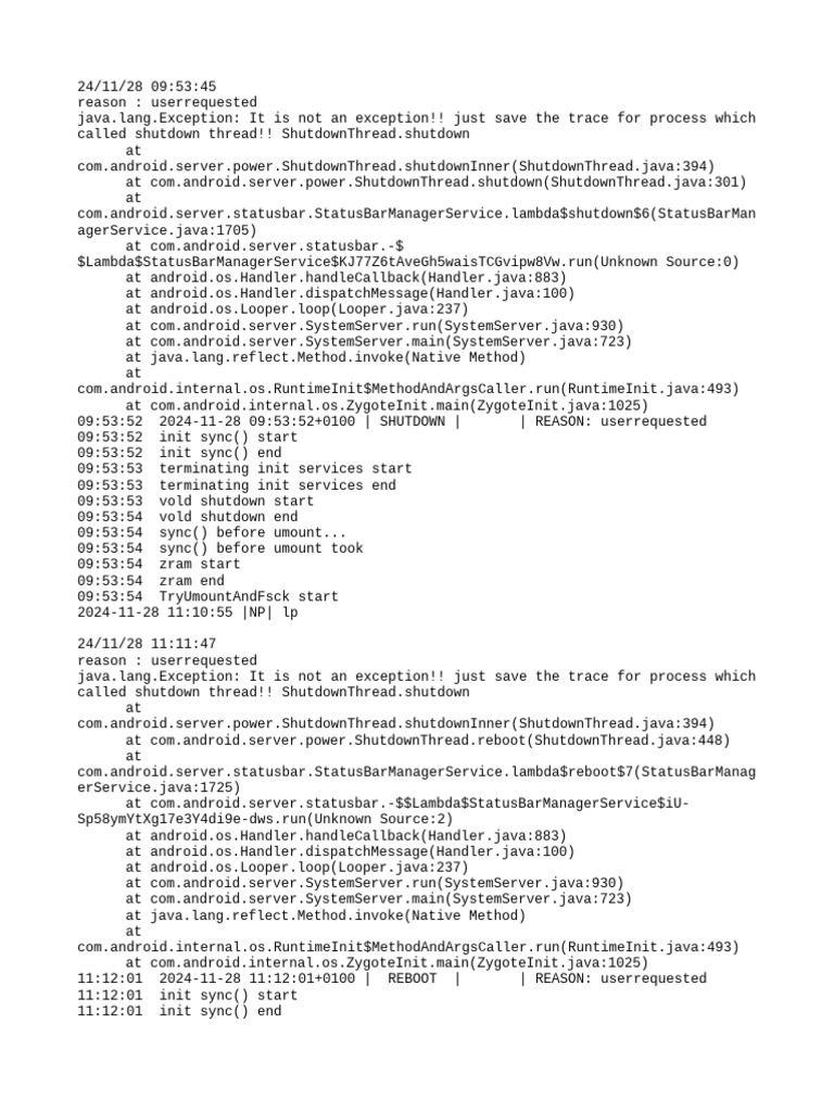 power_off_reset_reason_backup | PDF | Java (Programming Language) | Oracle Corporation