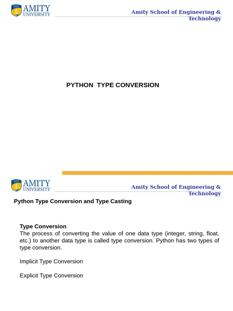 L6 M1 Type Conversion | PDF | Data Type | Computer Data
