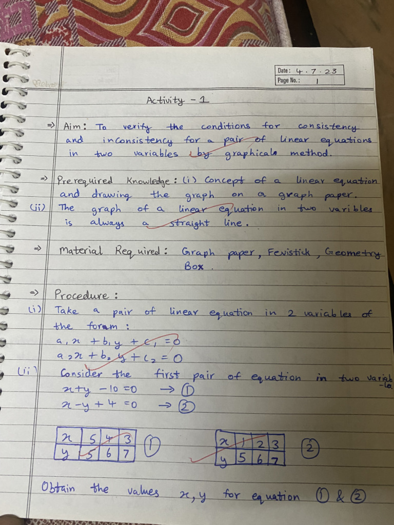 Maths Practical File Work | PDF