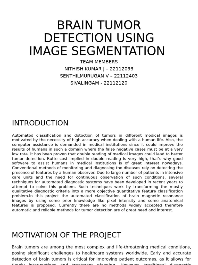 Brain Tumir Final | PDF | Artificial Neural Network | Image Segmentation