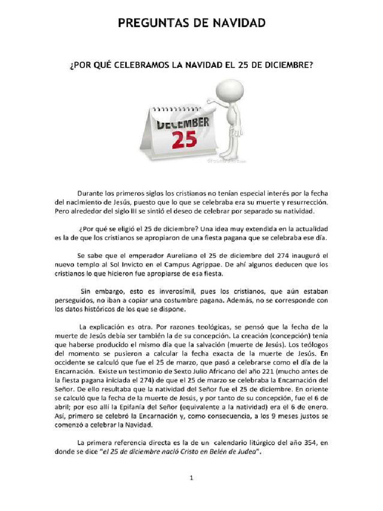 Preguntas Navidad | PDF