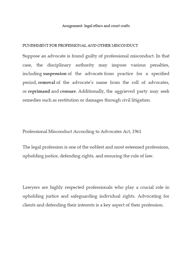 Legal Ethics and Court Crafts | PDF | Advocate | Lawyer