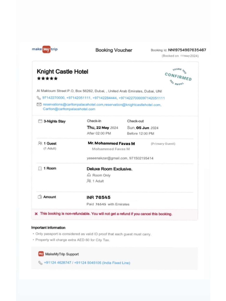 MakeMyTrip PDF | PDF