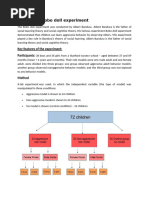 Bandura's Bobo Doll Experiment On Social Learning | PDF | Psychology ...