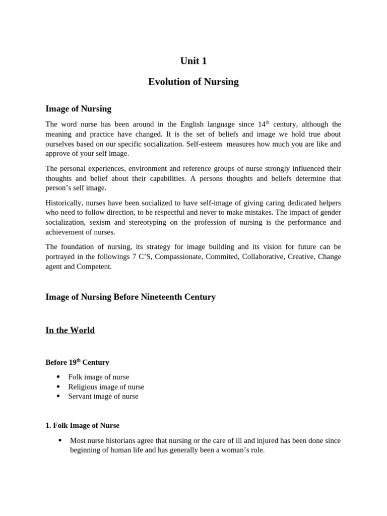 Image of Nursing Before 19th Century | PDF | Nursing | Deacon