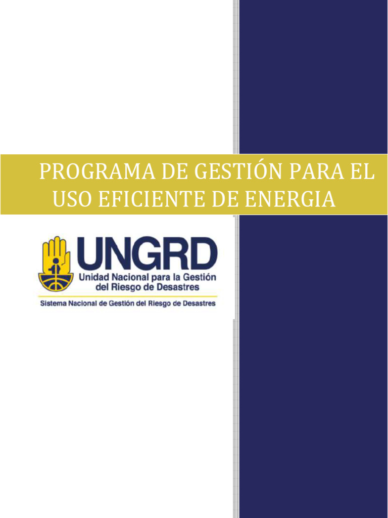Programa-de-Gestion-para-el-Uso-Eficiente-de-Energia | PDF | Uso eficiente de energía ...