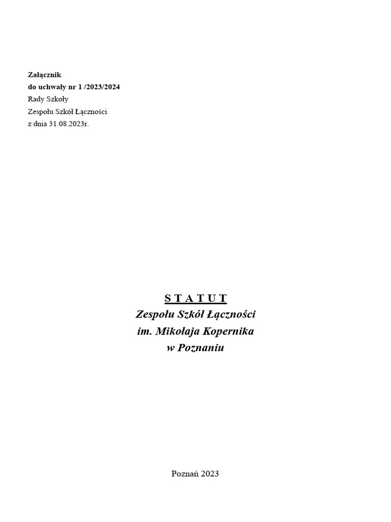 Statut 2023 | PDF