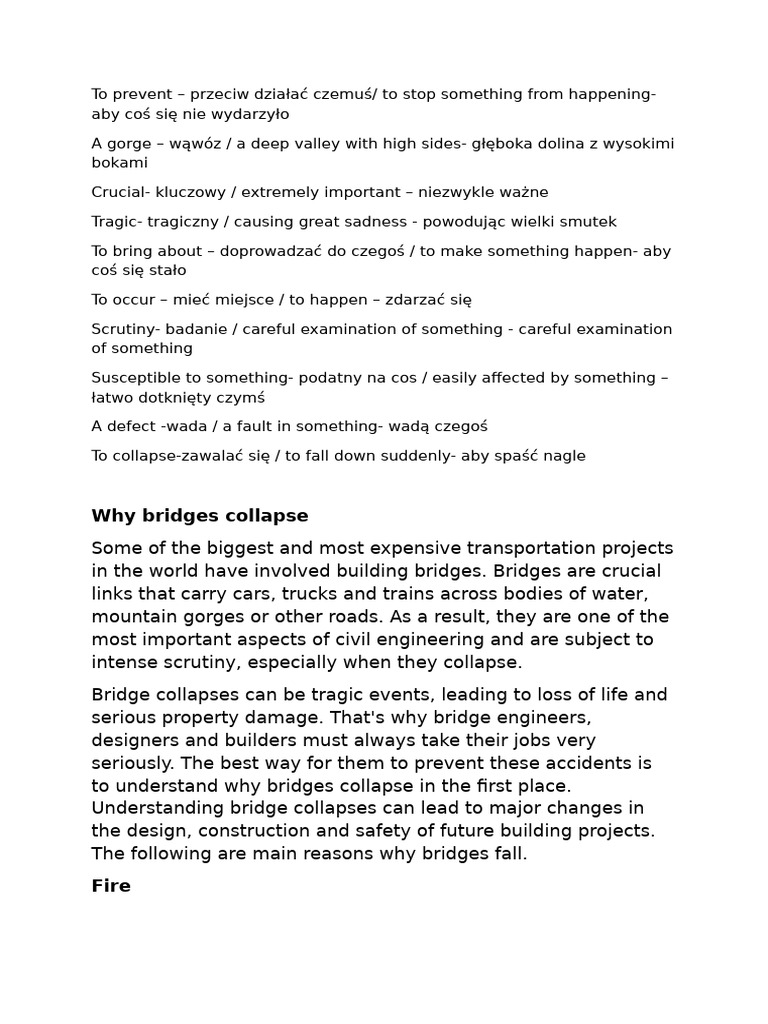 Why Bridges Collapse | PDF
