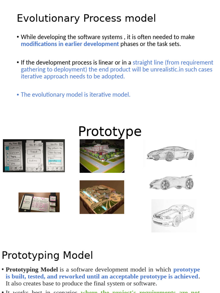 Evolutionary Process Models | PDF | Software Prototyping | Prototype