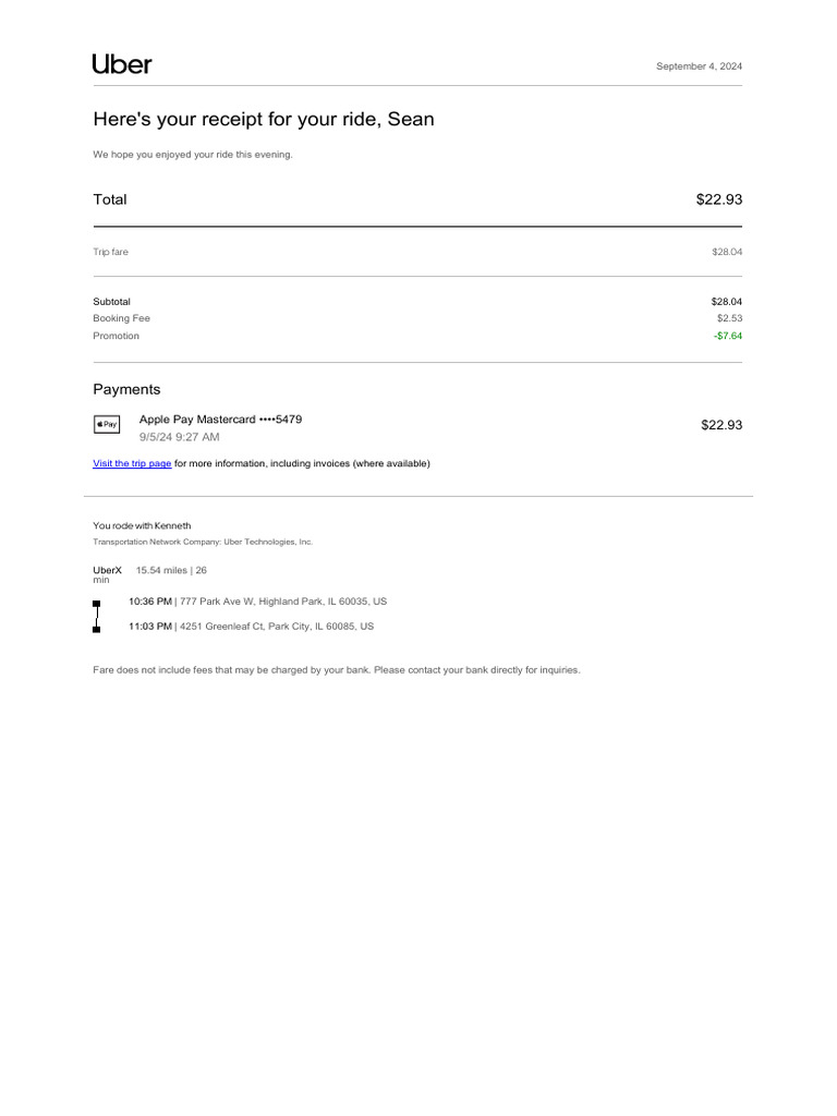 Uber Receipt 3 | PDF