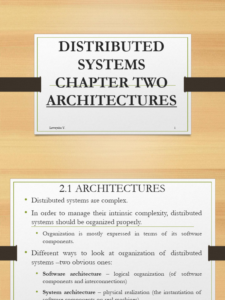 Distributed Systems Chapter-2 | PDF | System | Distributed Computing