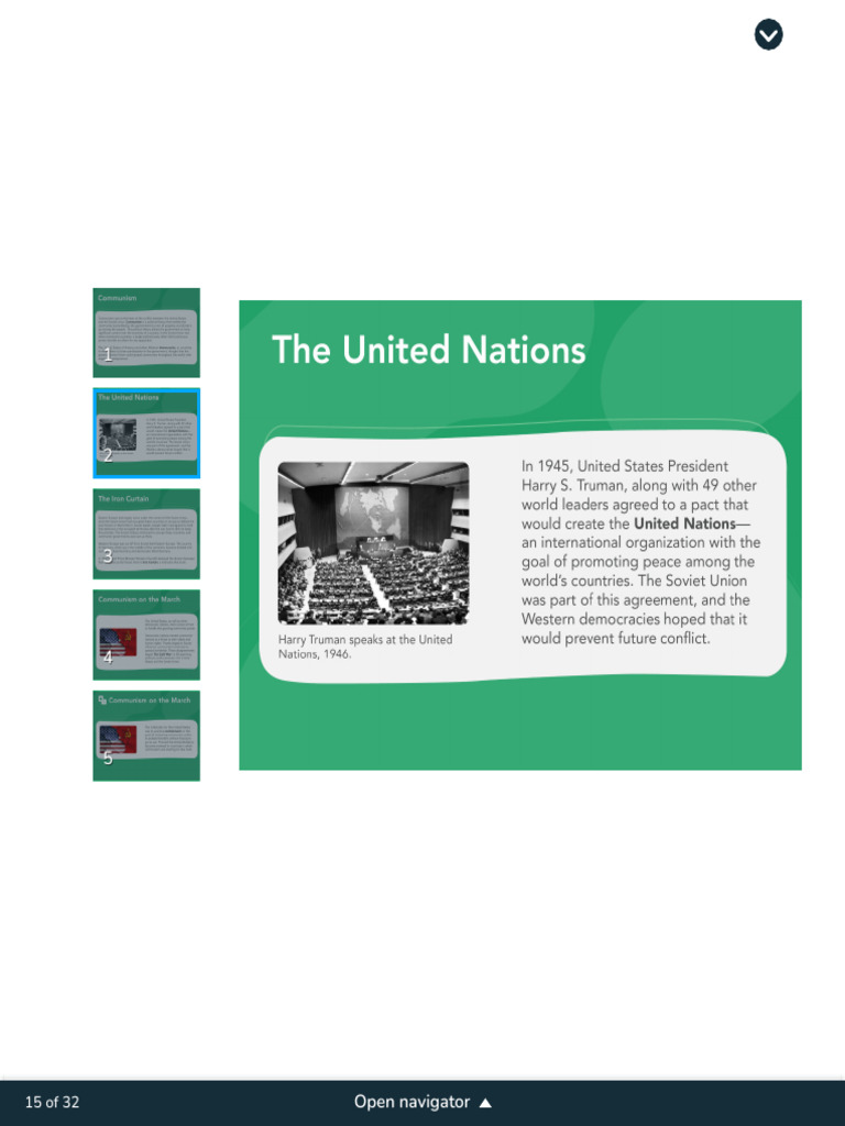 Nearpod - Entering the Cold War 1945-1953 7-12 | PDF