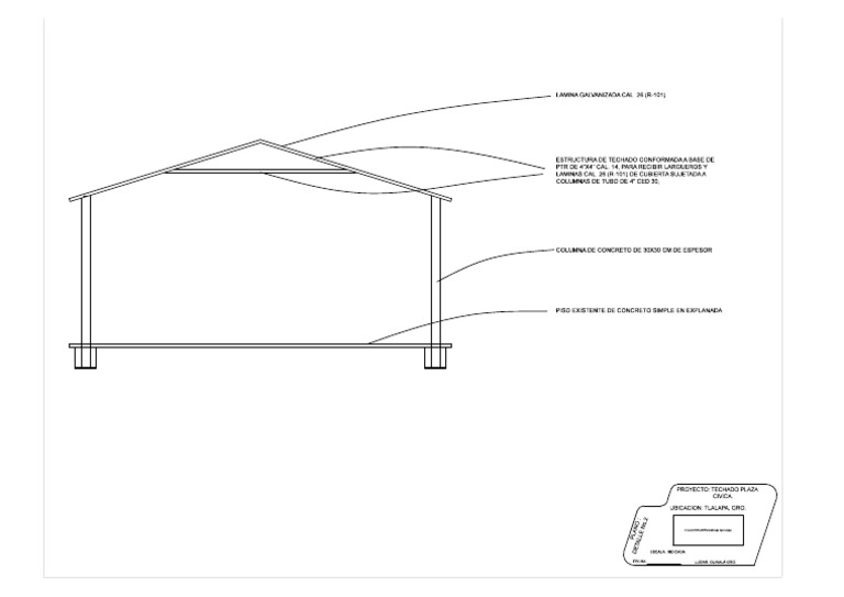 TECHADO Tlalapa3 | PDF