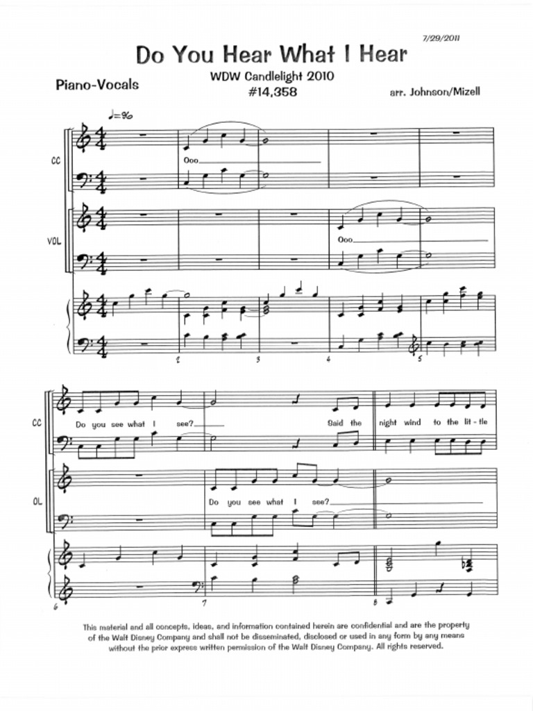 Do You Hear What I Hear | PDF