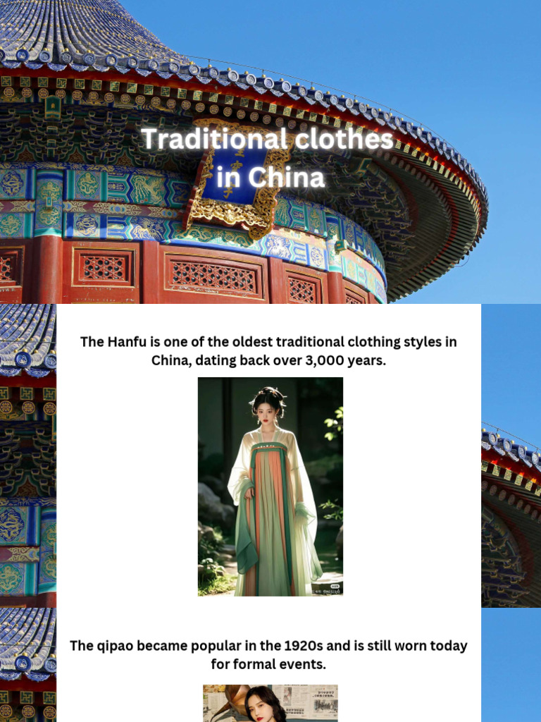 Traditional Clothes in China | PDF