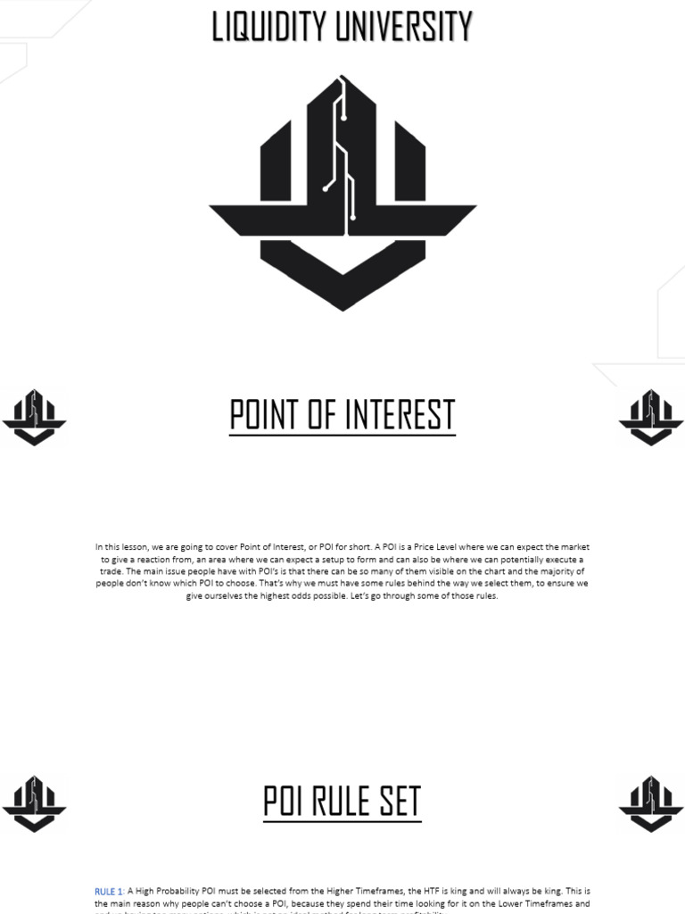POI | PDF | Market Trend | Market Liquidity