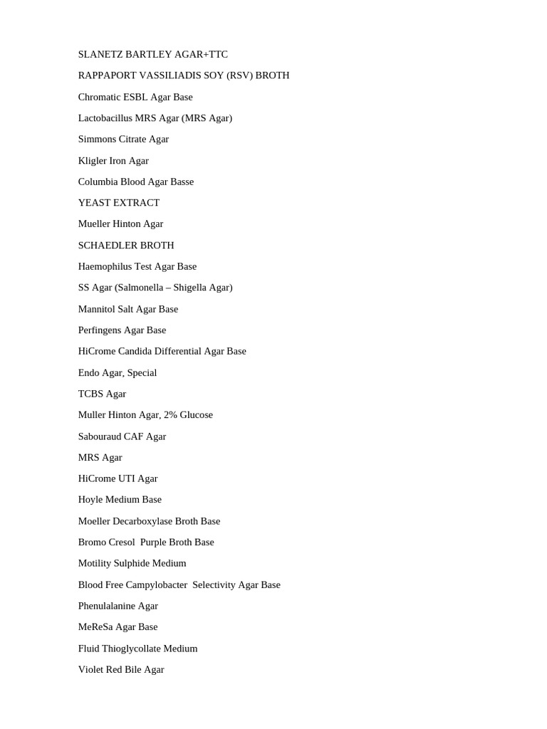 Denumiri Medii | PDF