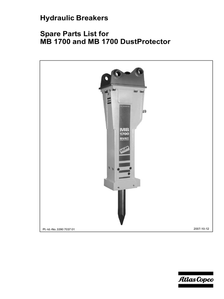 MB 1700 - Atlas | PDF | Equipment | Manufactured Goods