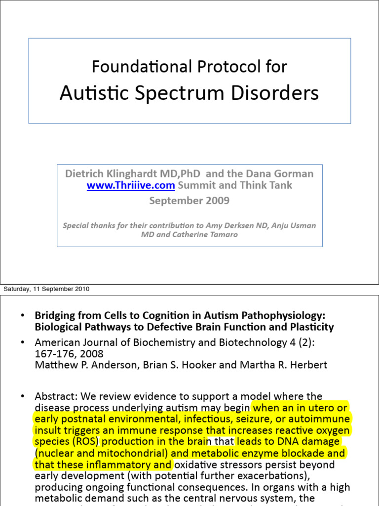 Autism Protocol 09 | PDF | Reactive Oxygen Species | Testosterone