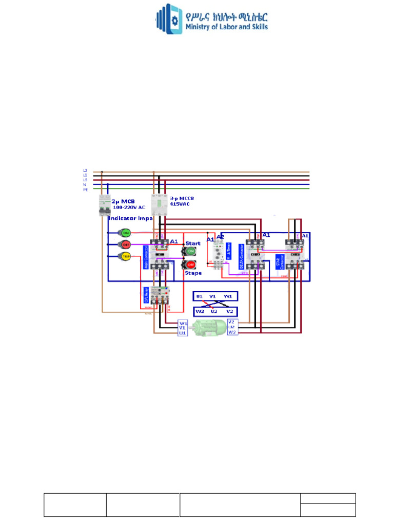 M4 Industrial Motor Control Installation | PDF | Electric Motor | Relay