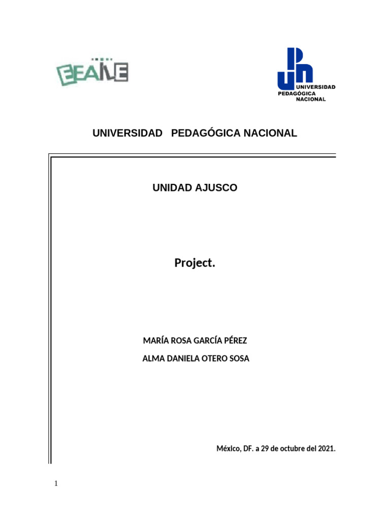 M1 - U3 - Project - María Rosa García | PDF | Learning | Experience