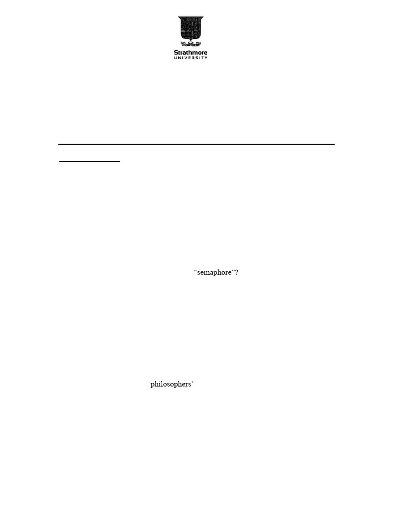ICS 2201 - Operating Systems Concept - January 2022 | PDF | Operating System | Thread (Computing)