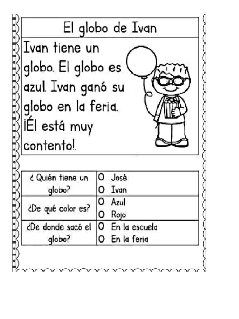 Lectura el globo | PDF